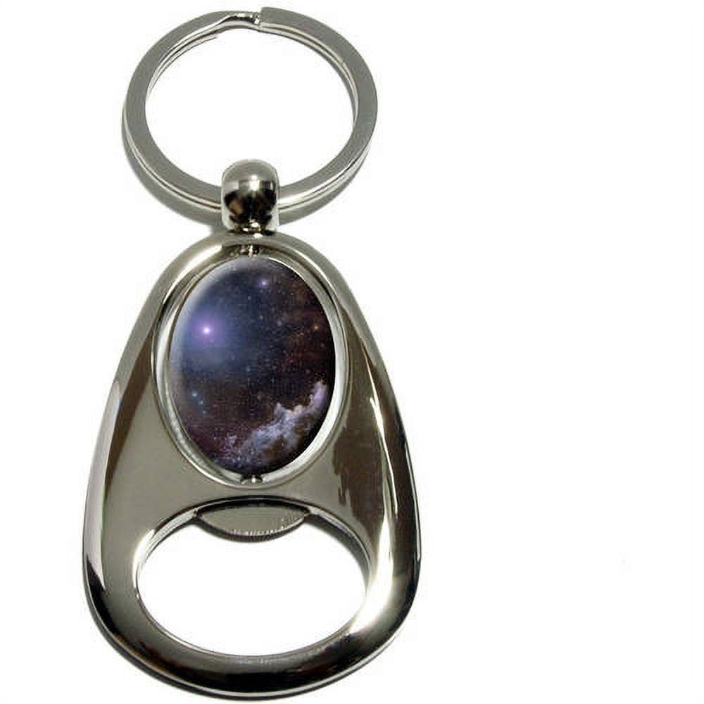 Rigel and Witch Head Nebula, Galaxy Universe, Chrome Plated Metal ...