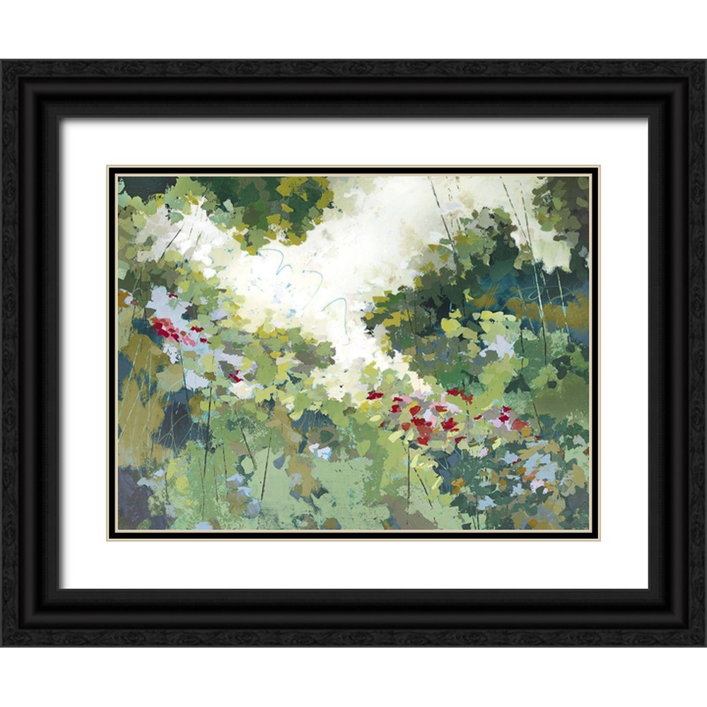 Riger, Sue 32x25 Black Ornate Wood Framed with Double Matting Museum ...