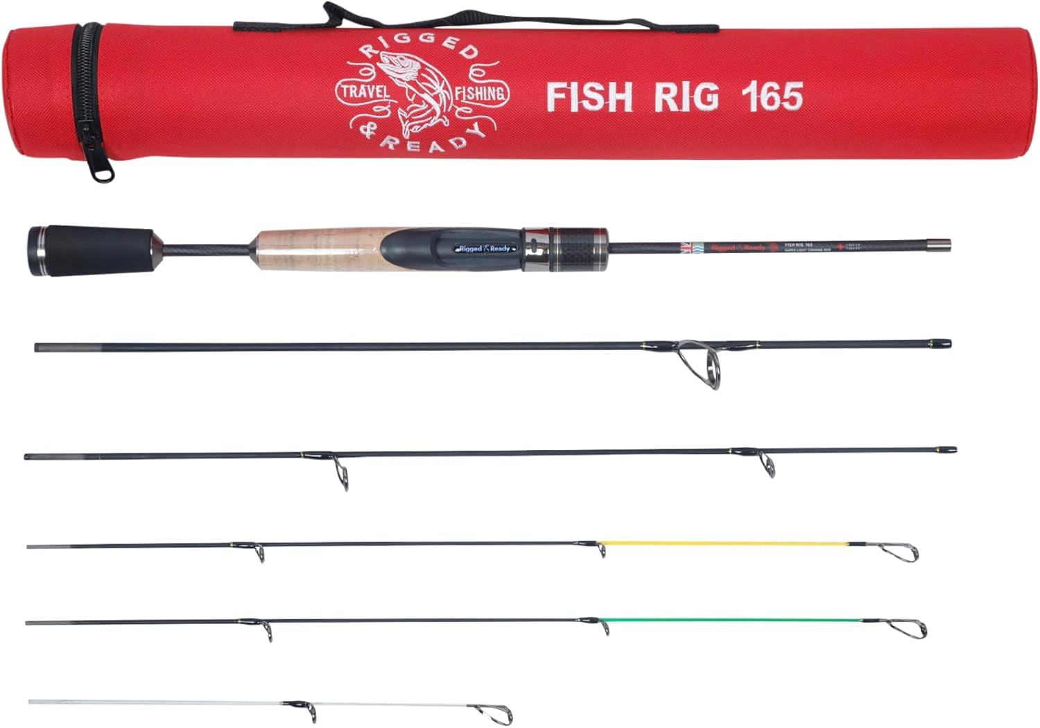 Rigged and Ready Fish Rig Super-Light Compact Travel Rods and Combo. 1 ...