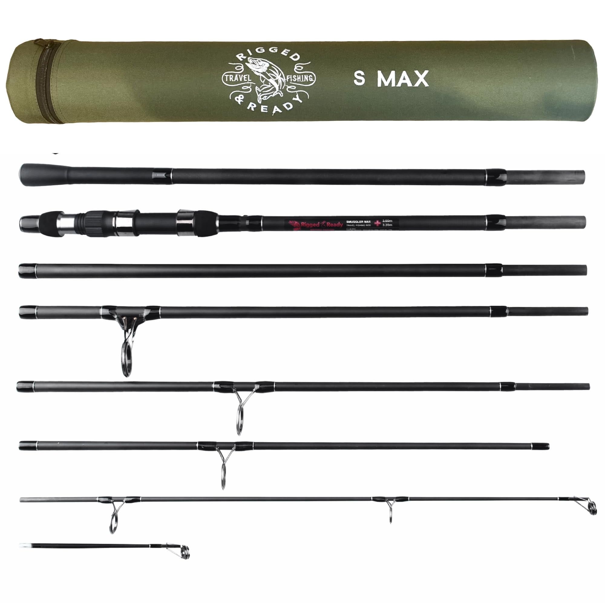 Rigged and Ready S Max. Big Fish Powerful Predator Surf Travel Fishing ...