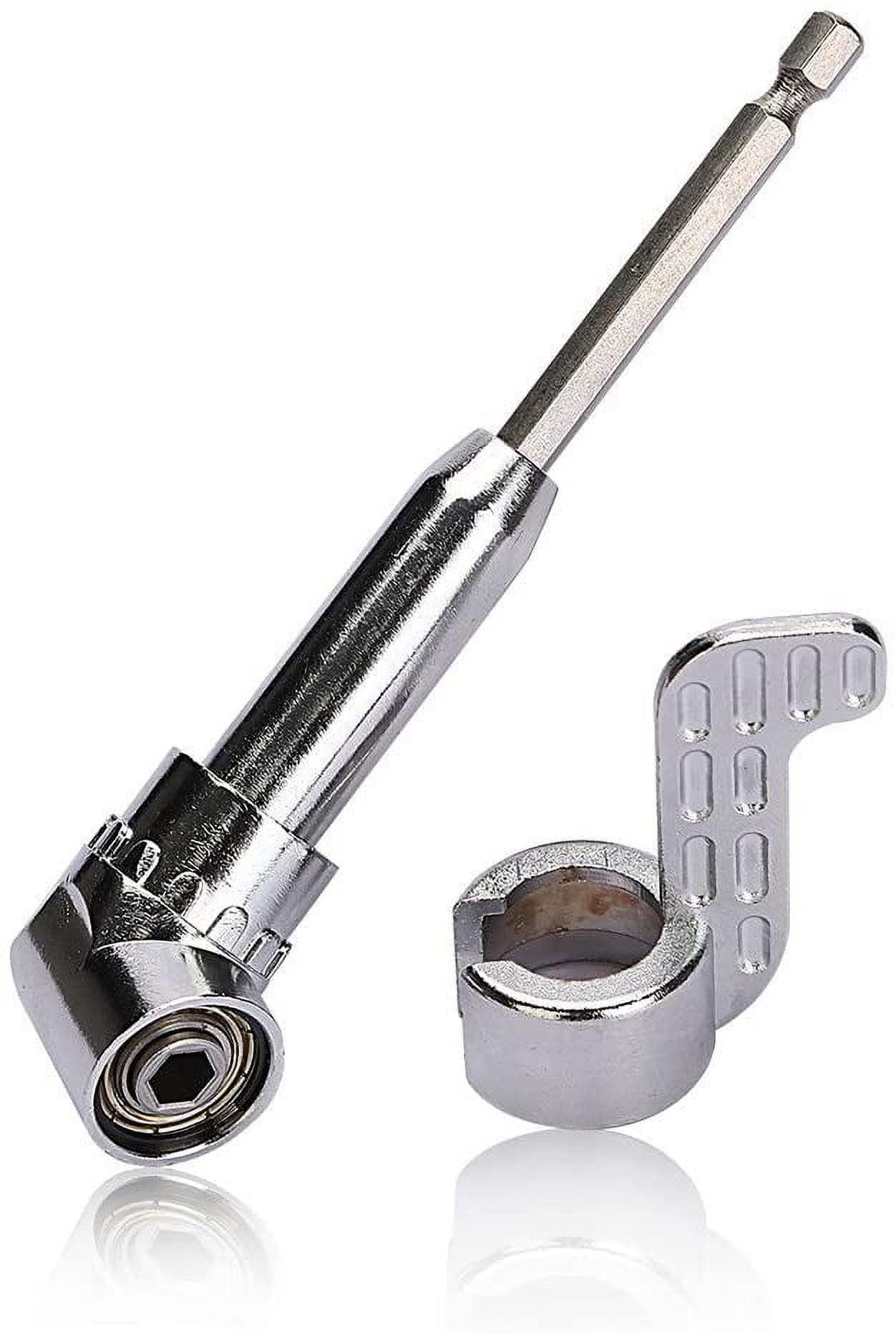 Right Angle 105 Degree Angled Screwdriver 1/4" Hex Shank For Drill ...