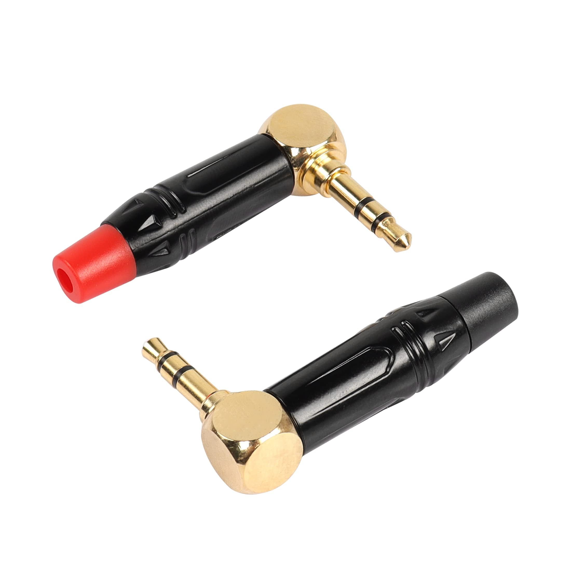 Right Angle 3.5mm Solderable Audio Connector for Headphone Repair ...