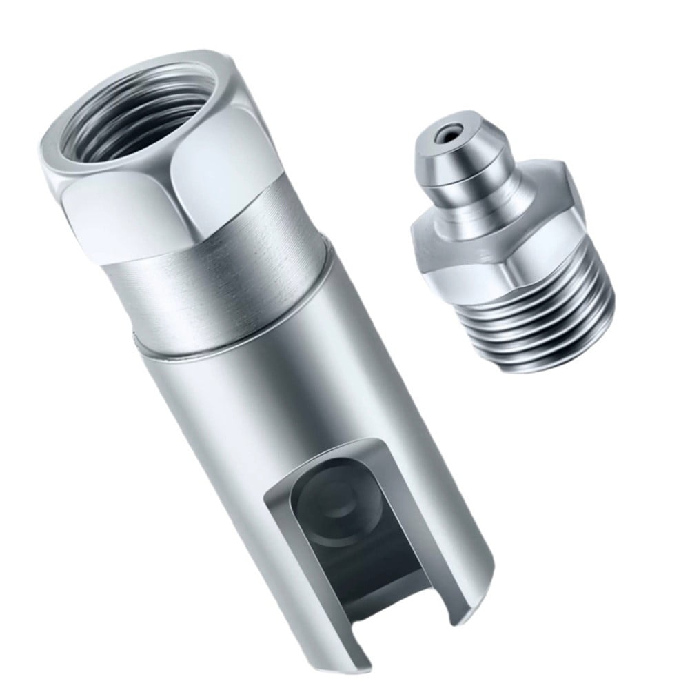 Right Angle 90 Degree Push-on Grease Coupler with 1/8 inch NPT Threads ...