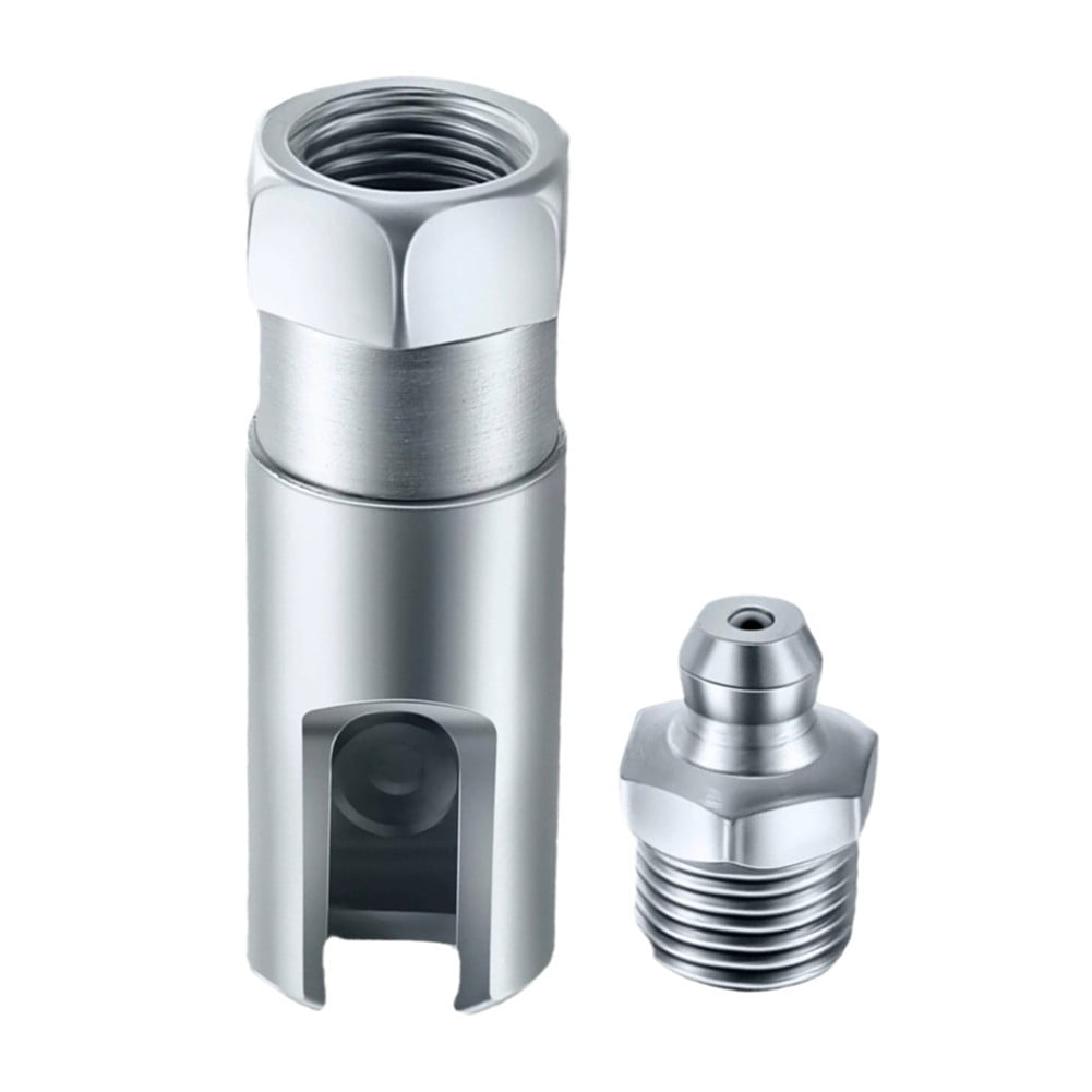 Right Angle 90 Degree Push-On Grease Coupler with 1/8 Inch Npt Threads ...