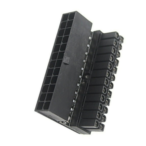 Right Angle ATX24Pin Power Connector Direction Gender Changer Adapter ...