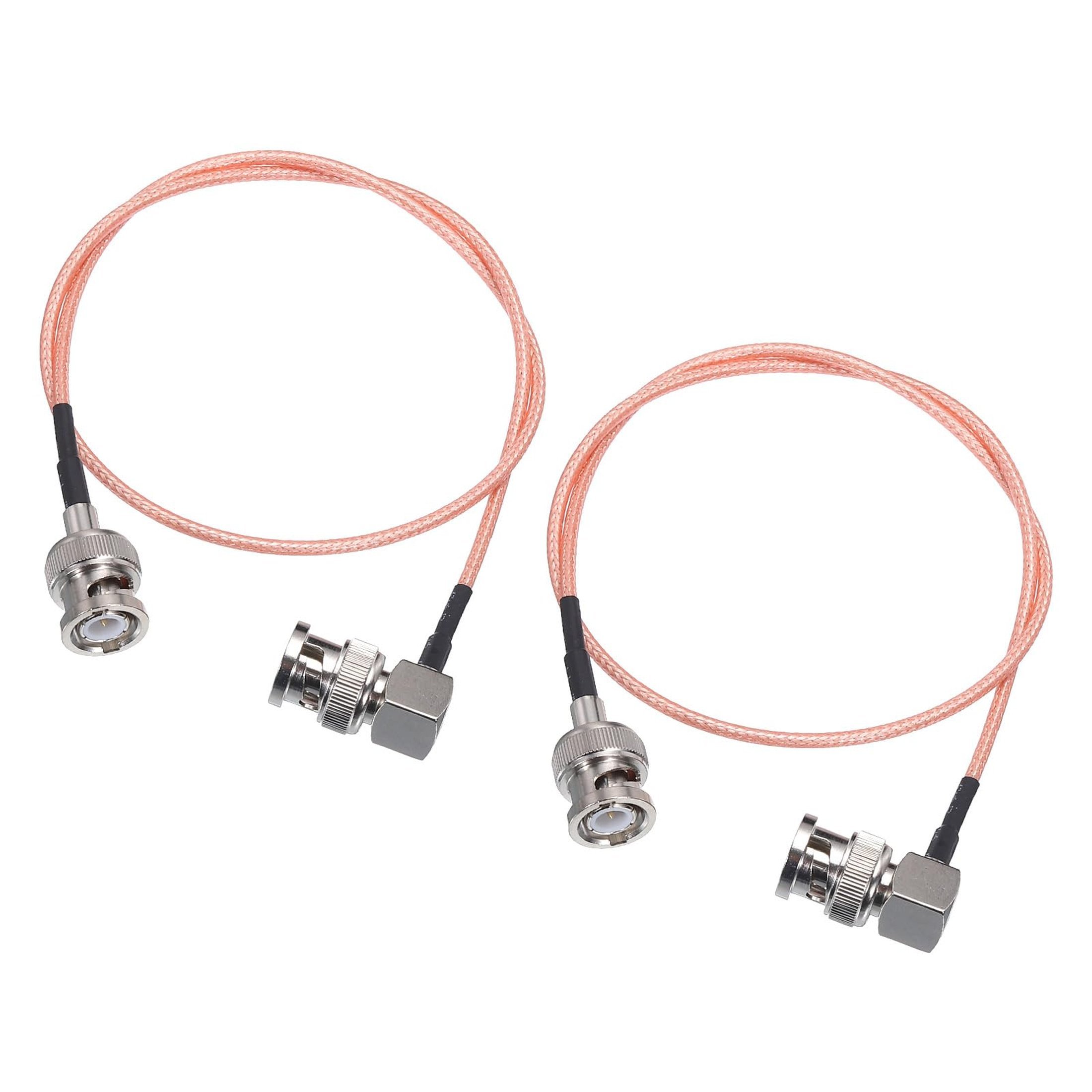 Right Angle BNC Male Coaxial Cable 1.5FT Low Loss for Wireless Networks ...