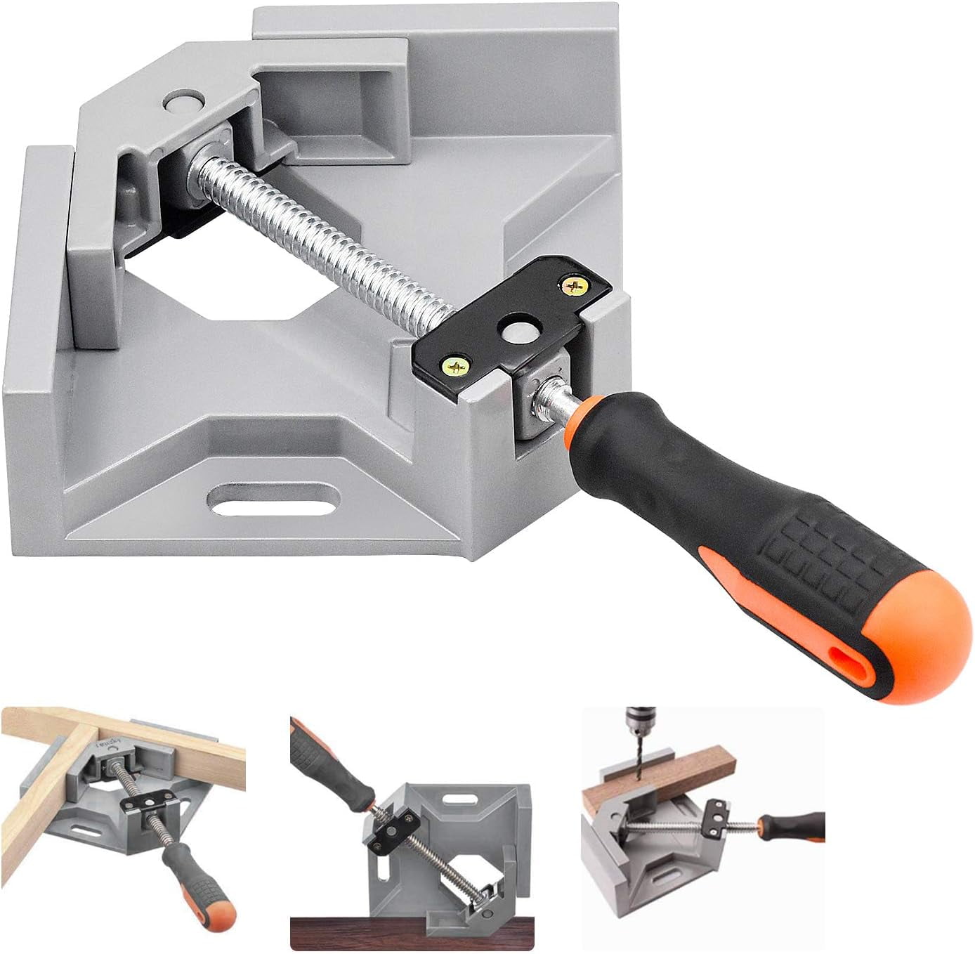 Right Angle Clamp for Precision Woodworking, Aluminum Alloy Adjustable ...