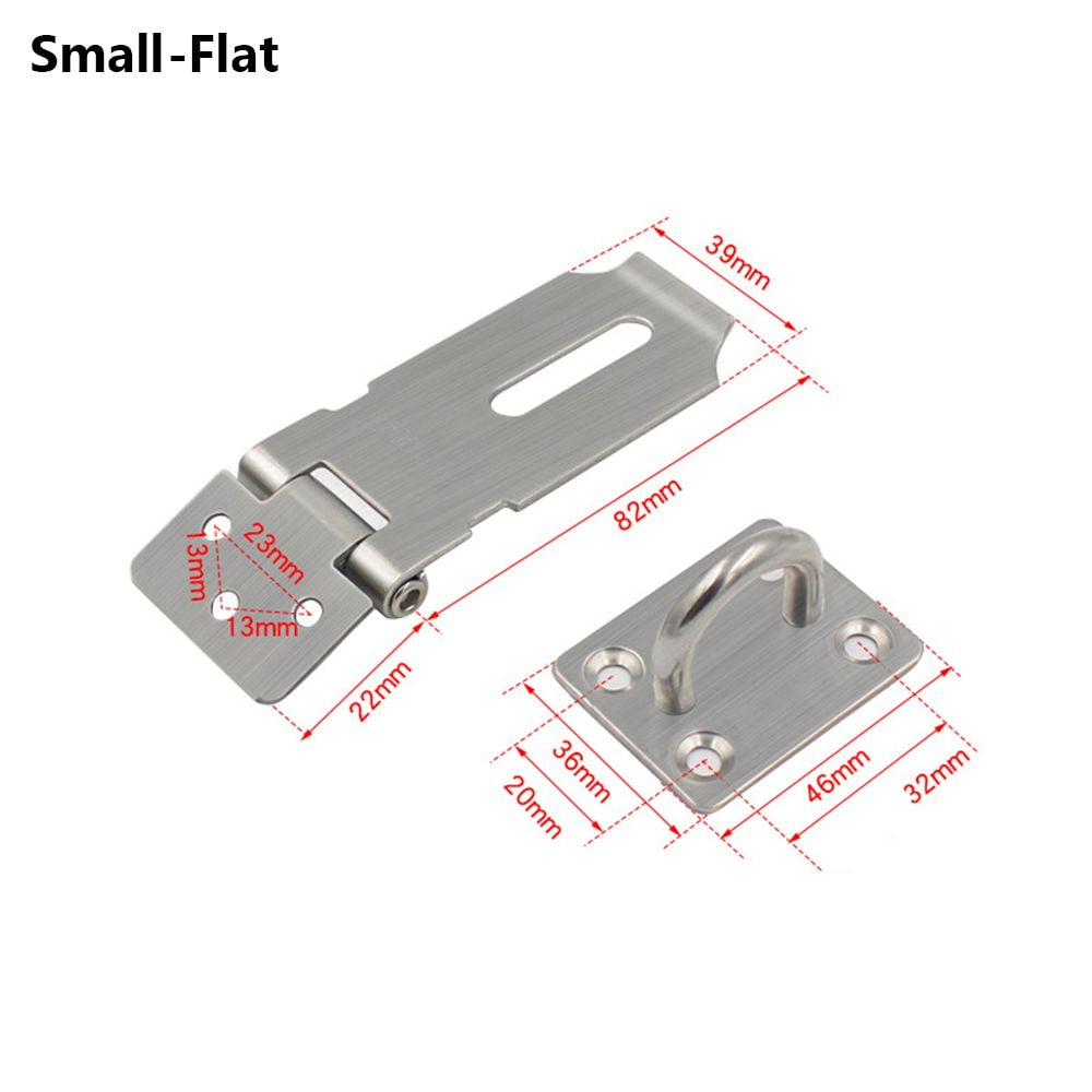 Right Angle Door Buckle Stainless Steel Door Clasp Lock Shed Latch ...