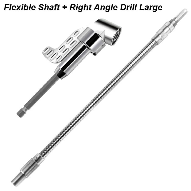 Right Angle Drill Adapter Flexible Shaft Electric Screwdriver ...