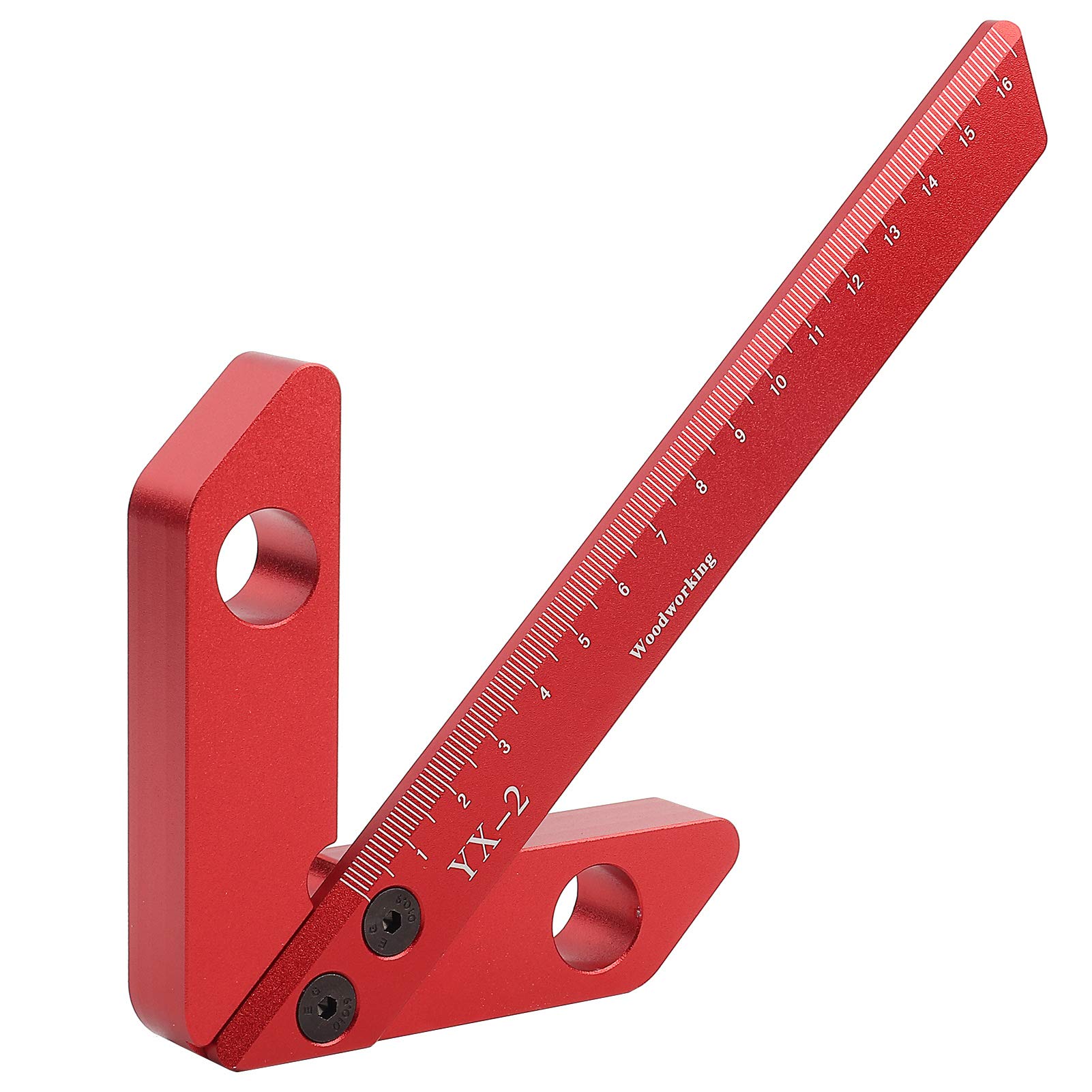 Right Angle Line Gauge, Round Heart Ruler, 45/90 Degrees Sliding Gauge ...