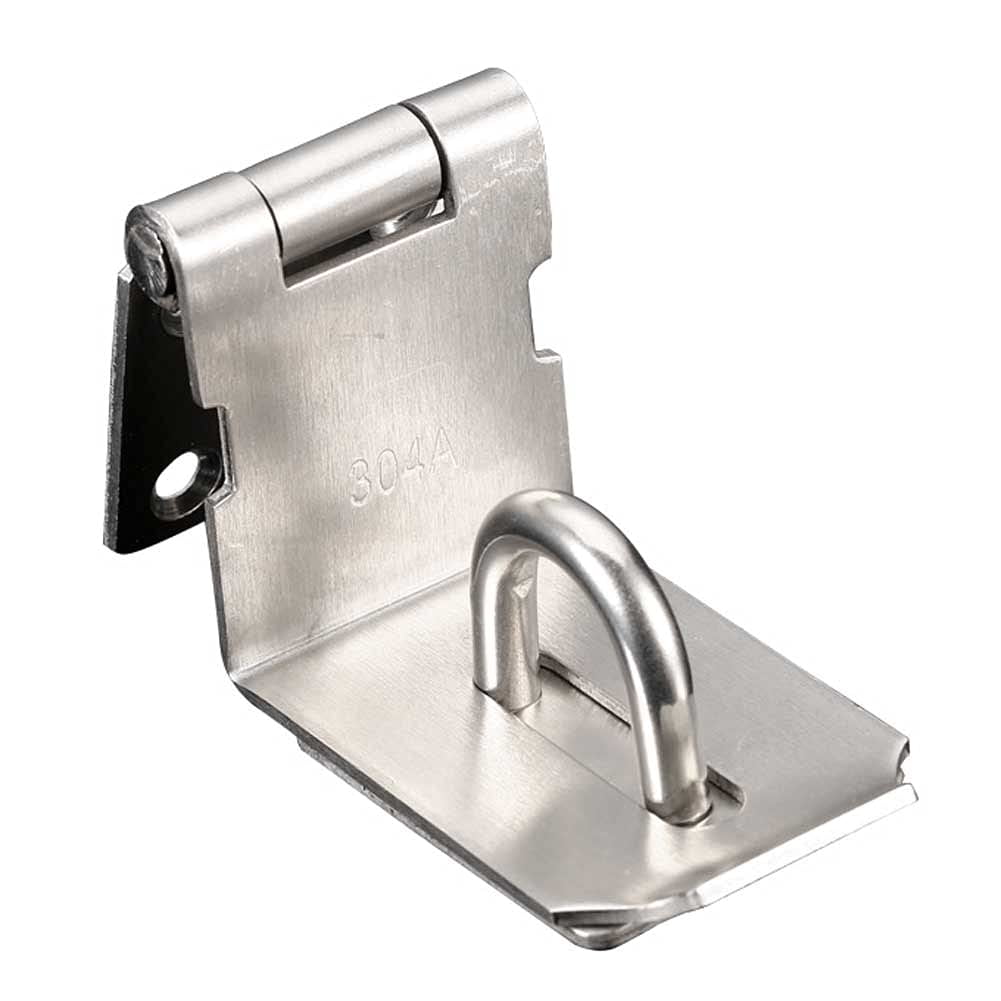 Right Angle Padlock Hasp Stainless Steel 4 Inch Door Hasp Lock 90 ...