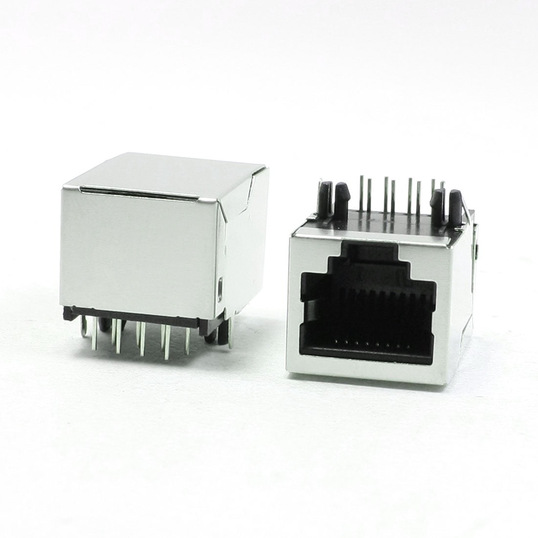 Right Angle Pins 8P8C RJ45 Modular Jacks Female Network Connectors 5 ...