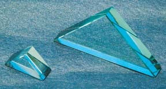 Right Angle Refraction Prism, Acrylic, 0.4" long, 3.25" wide, 3.25 ...