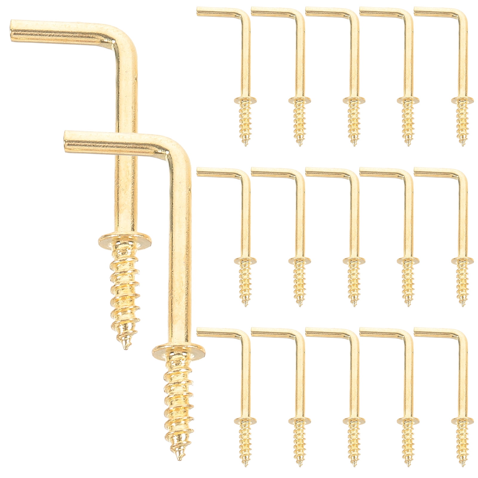 Right Angle Screw Hook Self Tapping Picture Frame Screws Iron Small ...