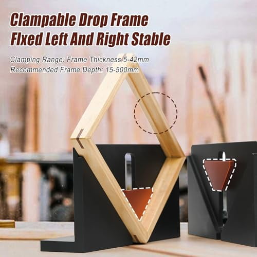 Right Angle Spline Jig, Adjustable Corner Dovetail Jig for Table Saw ...