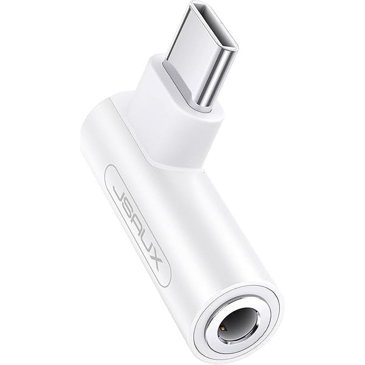 Right Angle USB C to 3.5mm Audio Adapter, Type C to Aux Headphone Jack ...