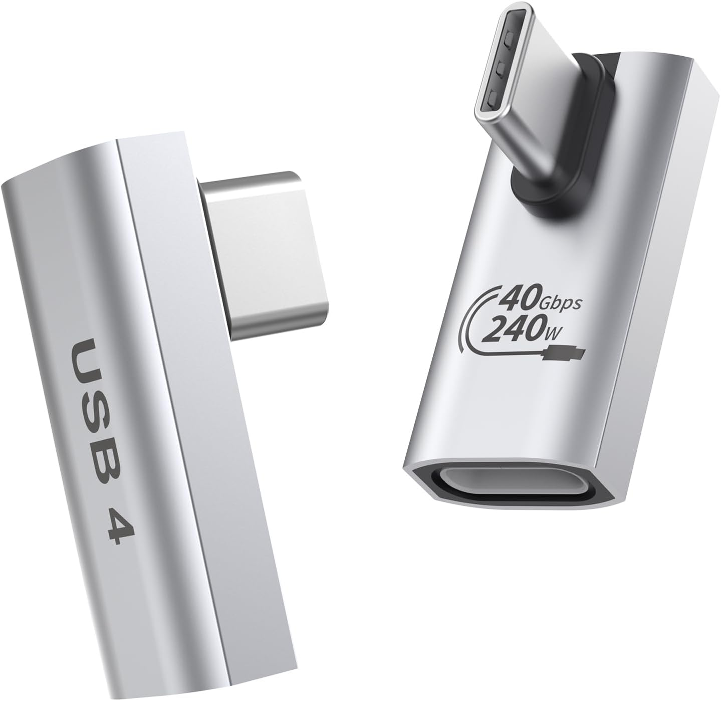 Right Angle USB C Adapter 240W, 90 Degree USB C Male to USB C Female ...