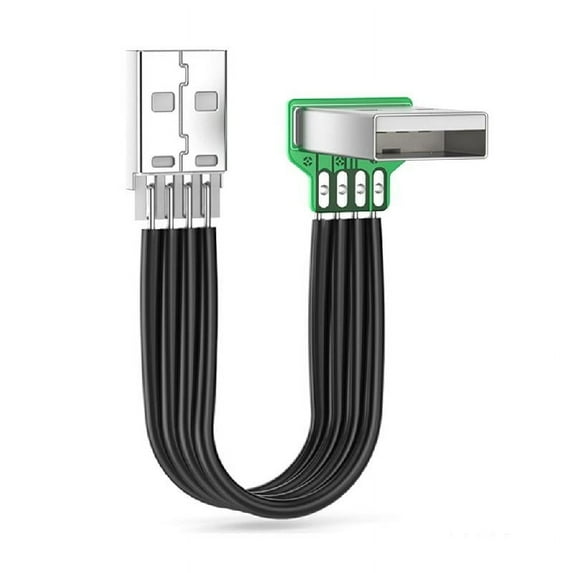 Right Angled USB 2.0 A Male to Male Right Angled Cable USB 2.0 90 ...