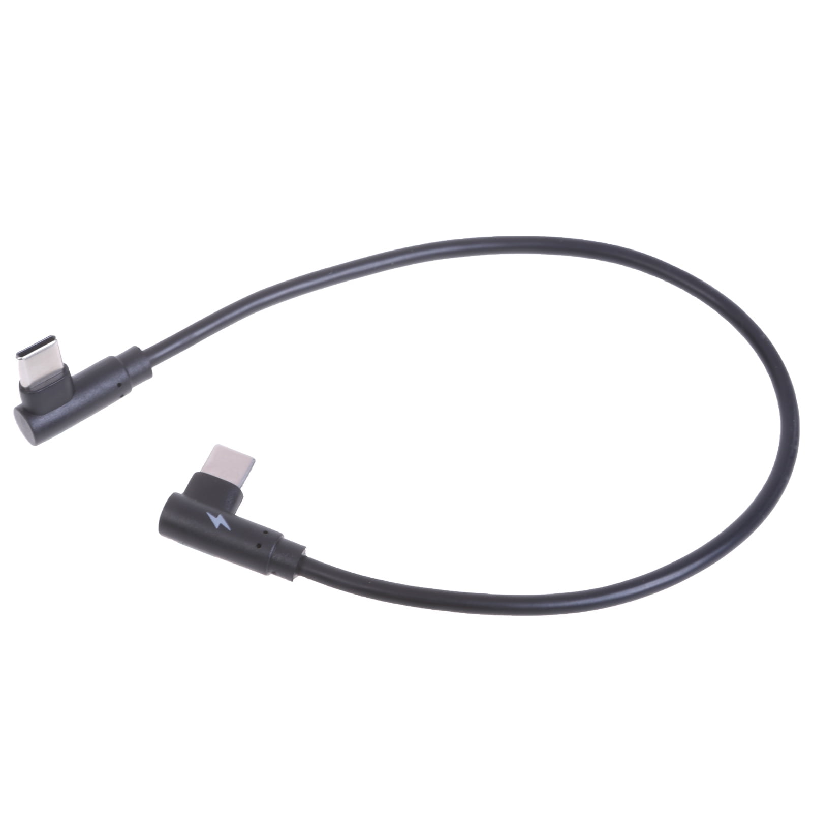 Right Angled USB C Extension Cable 12'' 90 Degree USB C 480Mbps Male to ...