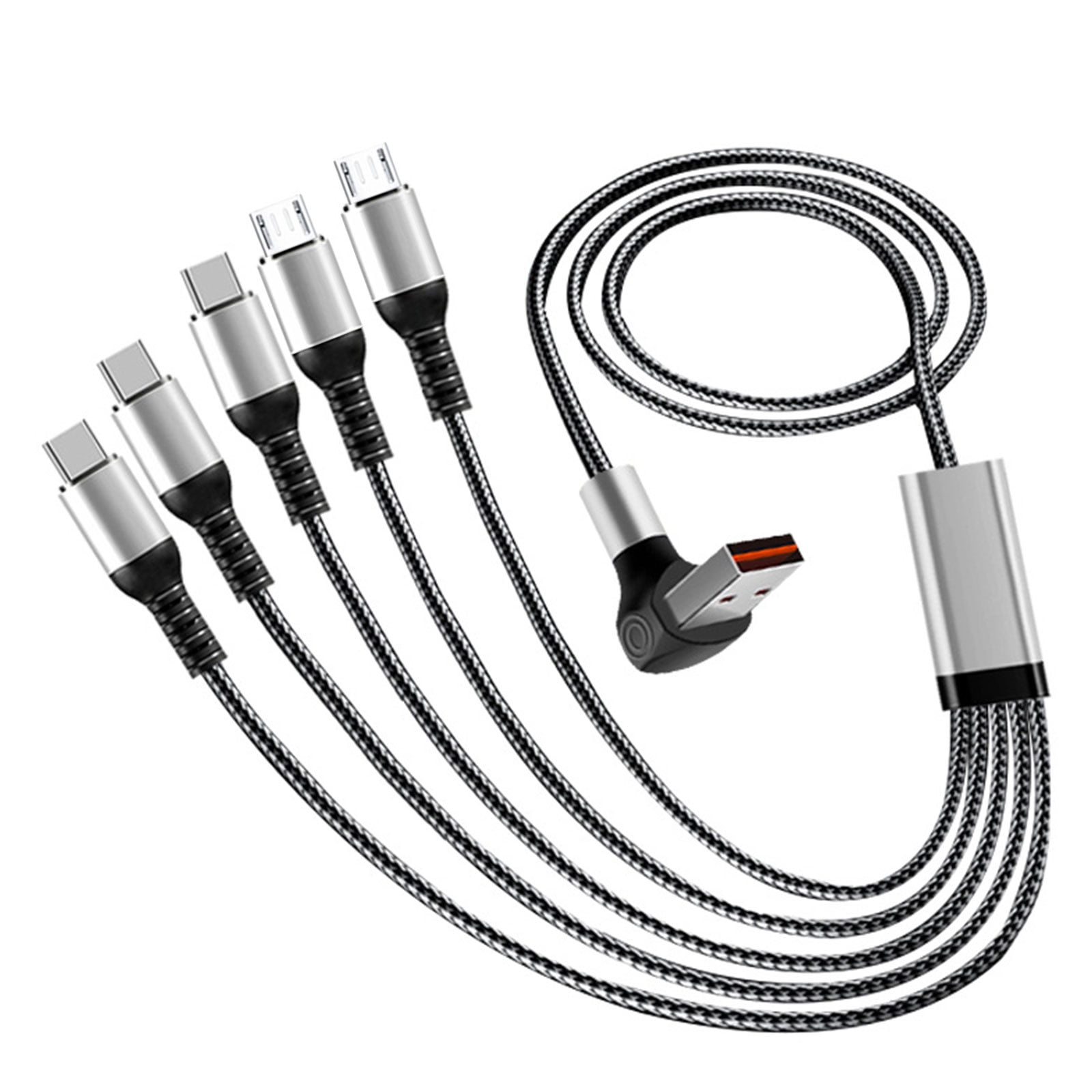 Right Angles 5 in 1 Charges Cord 1.5m Multiple Device Charging Line for ...