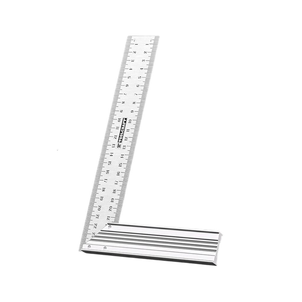 Right Angles Ruler With Safety Design Rounded Edges Carpenter Square ...