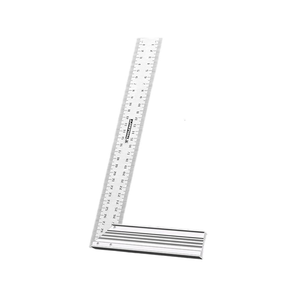 Right Angles Ruler With Safety Design Rounded Edges Carpenter Square ...