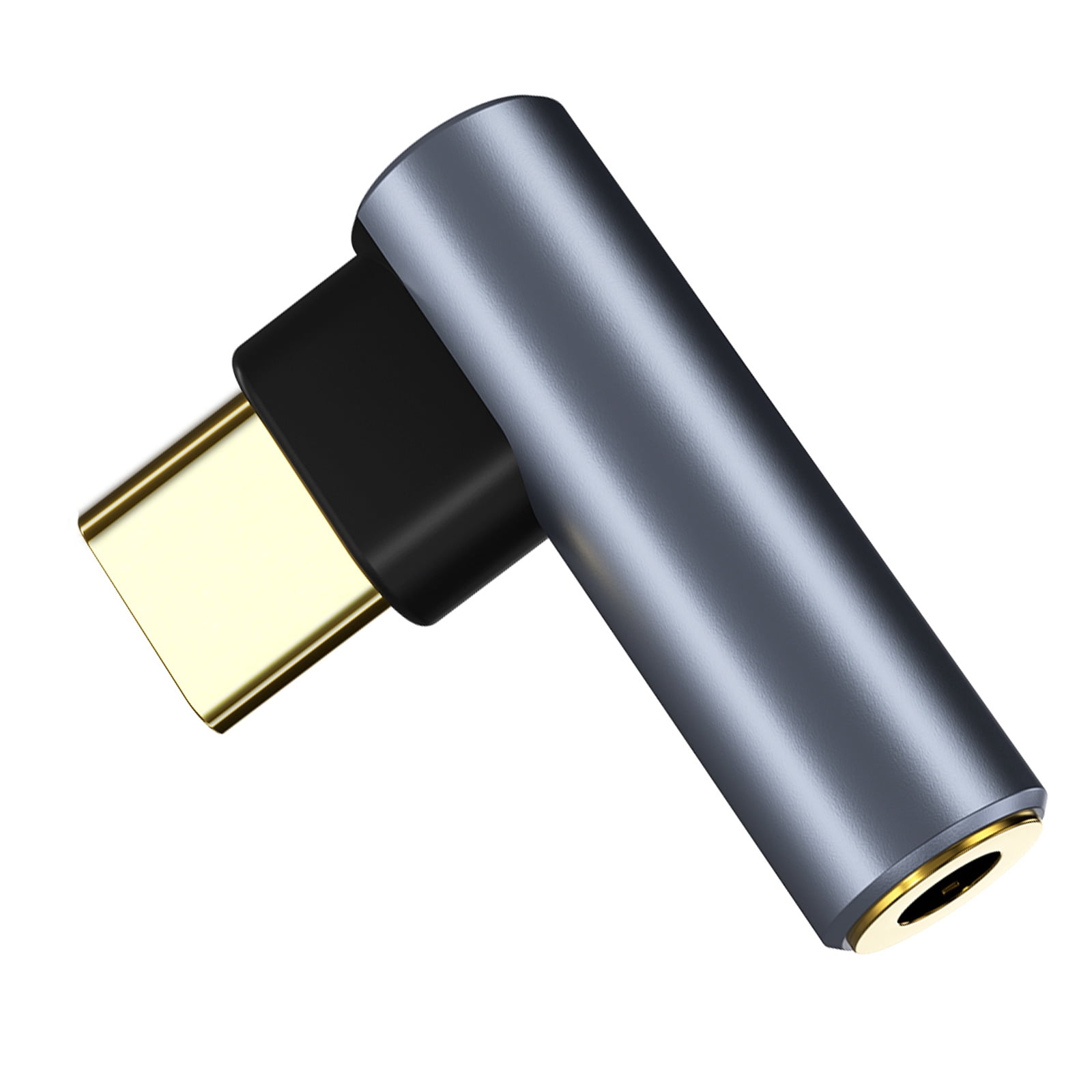 Right Angles USBC to 3.5mm Sound Adapter 90 Degree Type C Connector ...