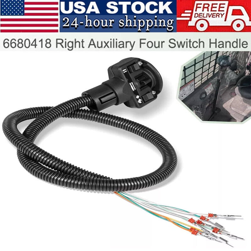 Right Auxiliary Four Switch Handle 6680418 For Bobcat 751 753 763 S185 ...