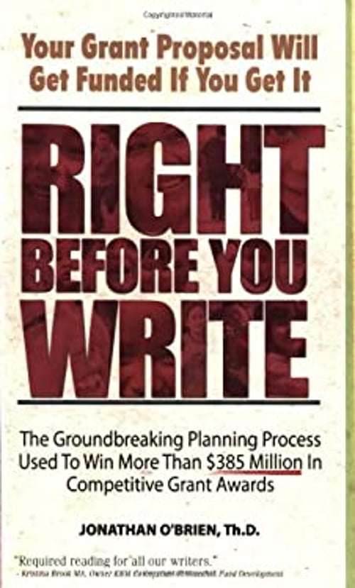 Pre-Owned Right Before You Write: The Groundbreaking Planning Process ...