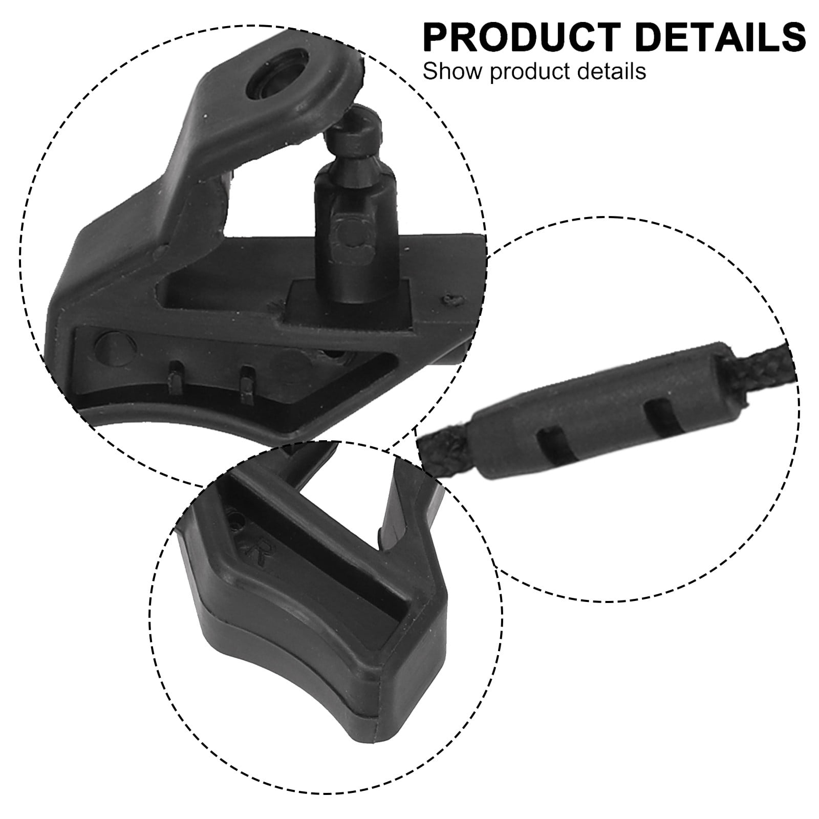 Right Car Parcel Shelf String Rope For A3 Sportback For S3 For RS3 2013 ...