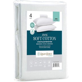 Shop King Size Pillow Protectors and Cases for Comfortable Sleep