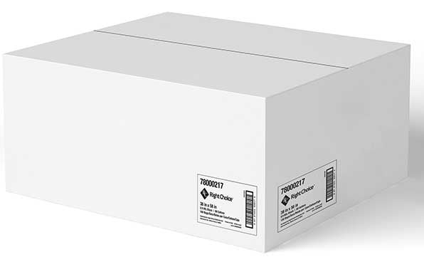 Right Choice Black 0.9 Mil LLDPE Coreless Can Liner Roll, 38 x 58 inch ...