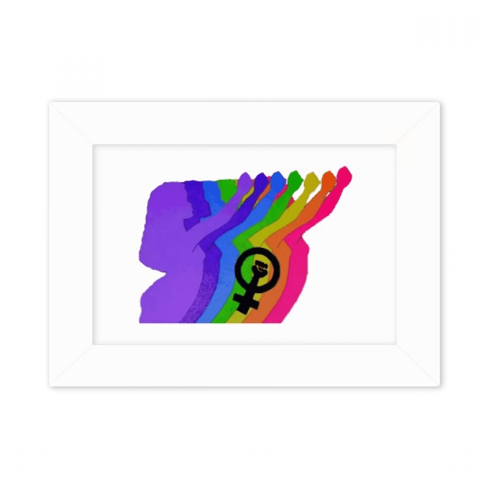 Right Differentiation Identity Rainbow Equality Photo Mount Frame ...
