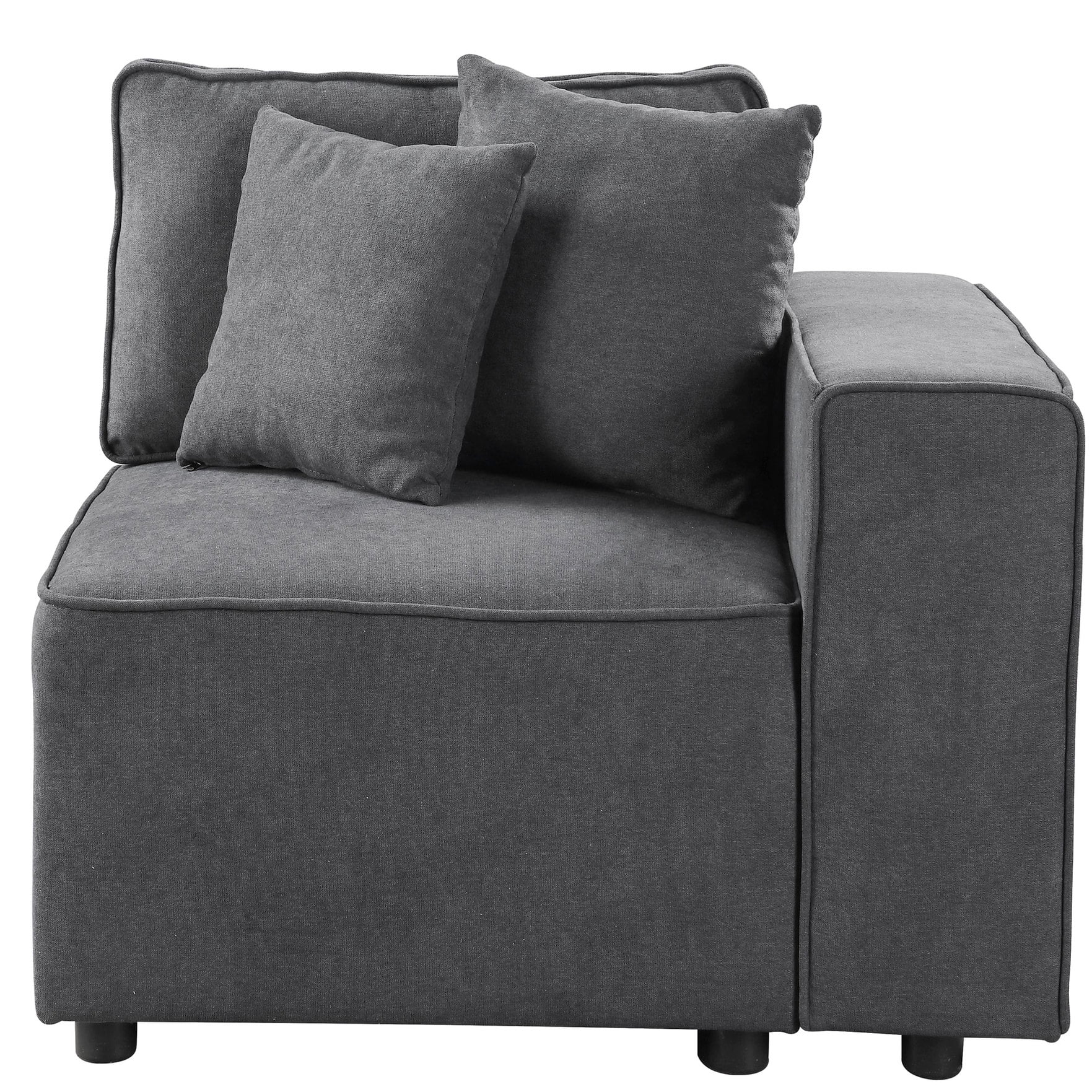 Right Facing Loose Back - Tight Seat for Tailored Look - Lounge Space ...