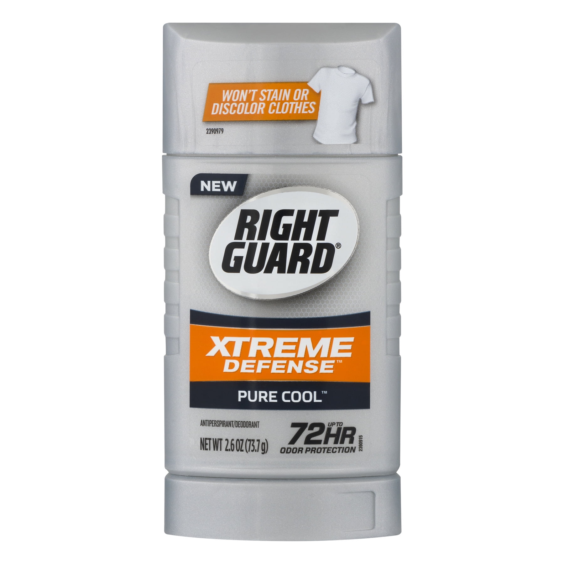 Right Guard Antiperspirant/Deodorant Xtreme Defense Pure Cool, 2.6 OZ ...
