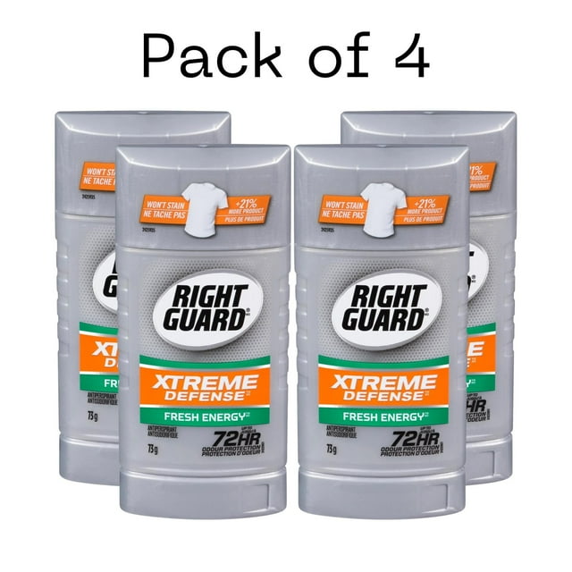 Right Guard Fresh Energy Anti-Perspirant Deodorant - 72-Hour Odor ...