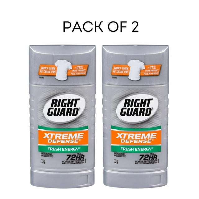 Right Guard Fresh Energy Men's Deodorant - Travel Size Anti-Perspirant ...