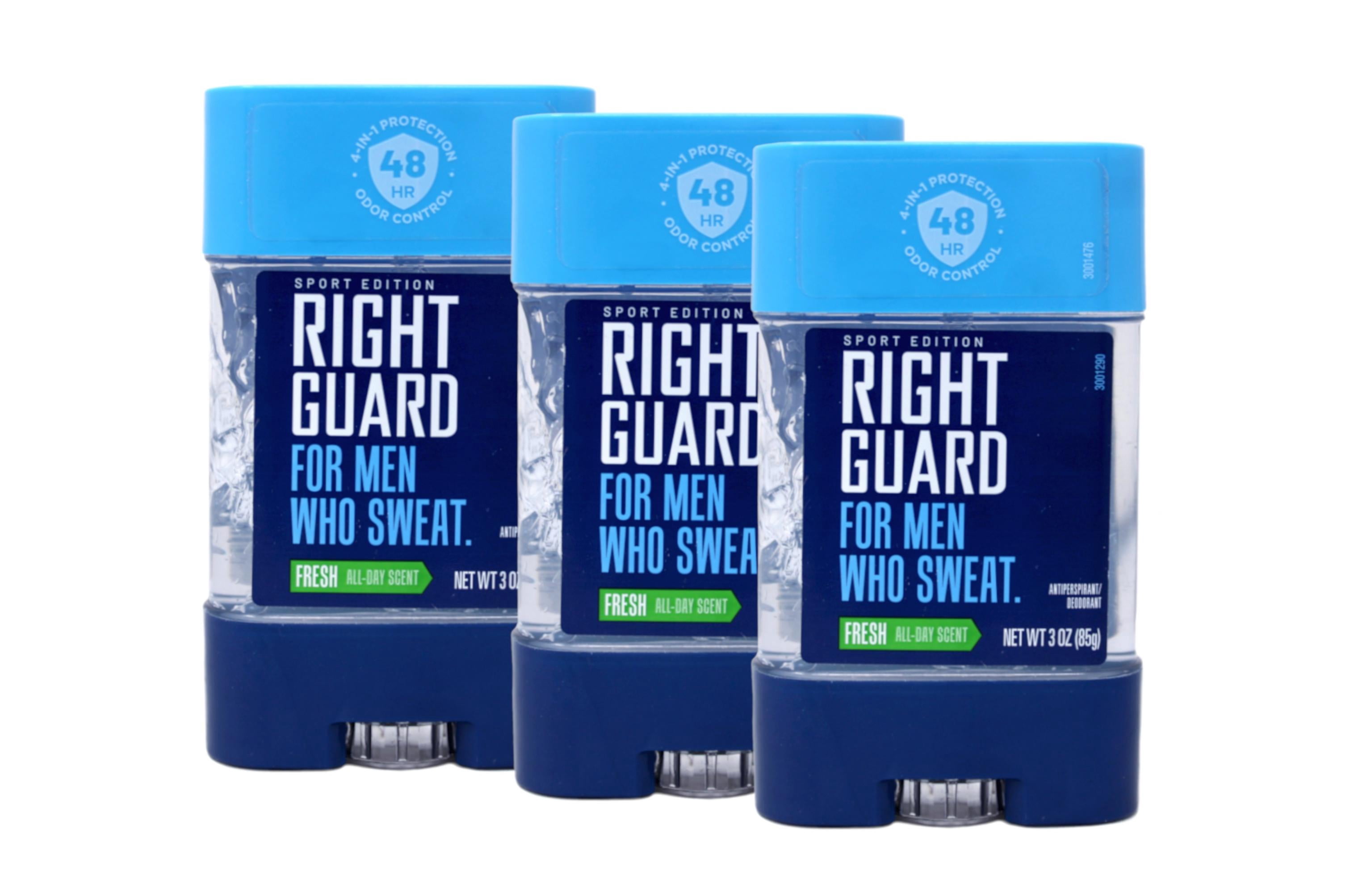 Right Guard Sport 3D Odor Defense, Anti-Perspirant Deodorant Clear Gel ...
