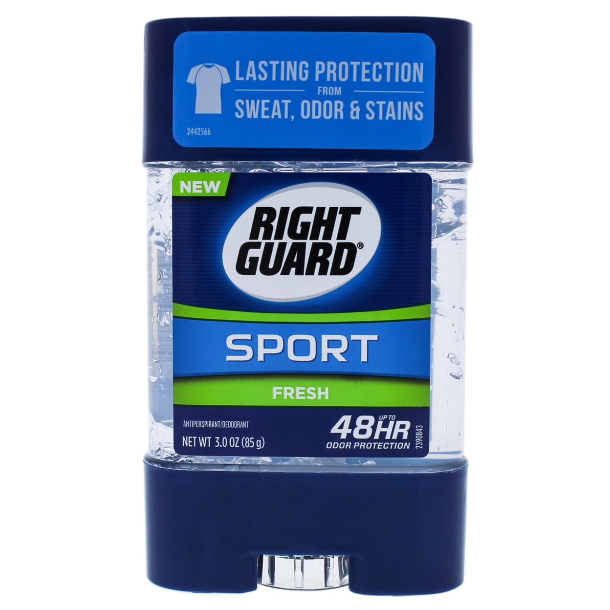 Right Guard Sport Defense Clear Antiperspirant Deodorant Gel, Fresh, 3 ...
