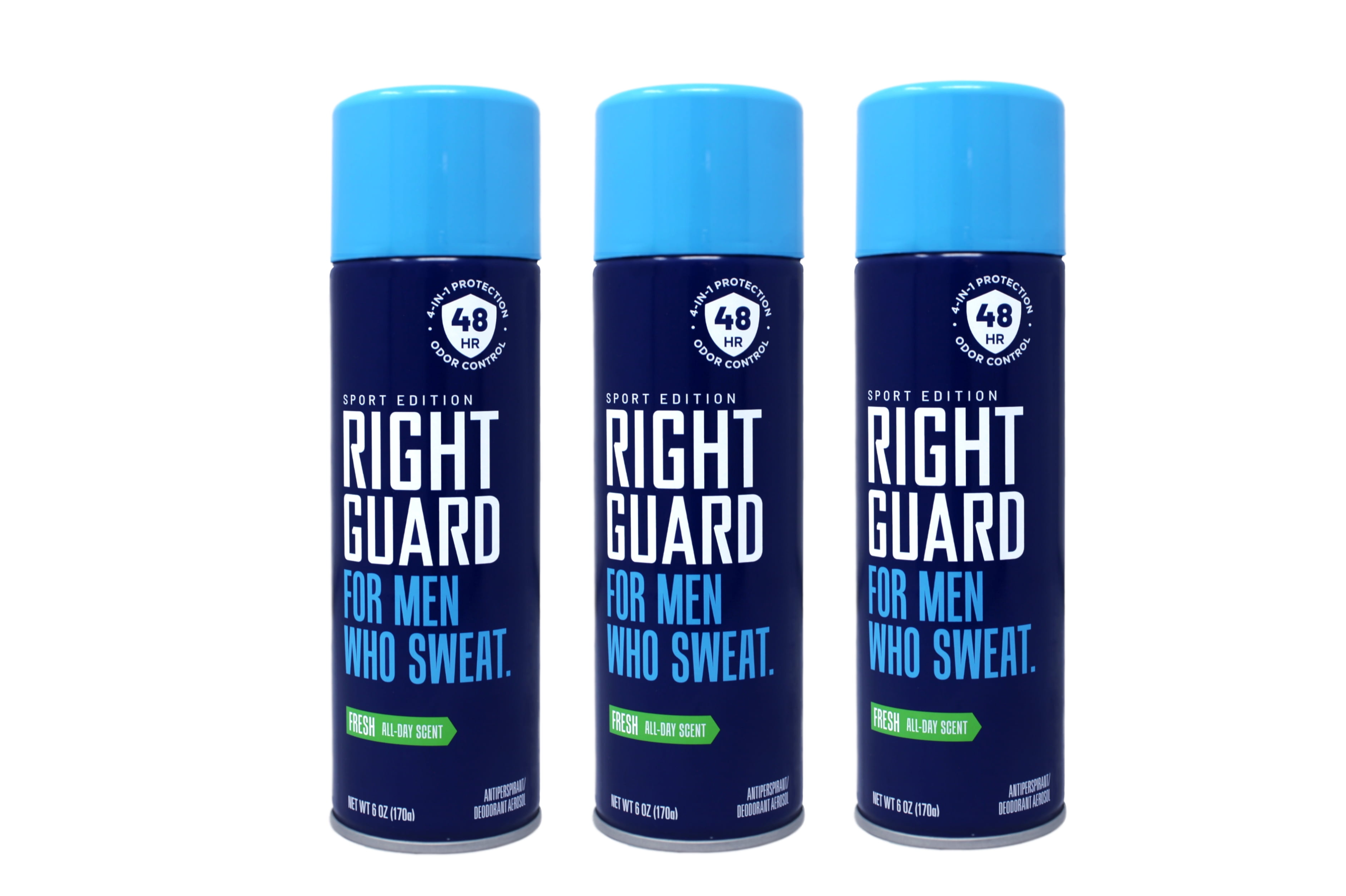 Right Guard 4-in-1 Protection Antiperspirant Spray, 48 Hour Odor ...