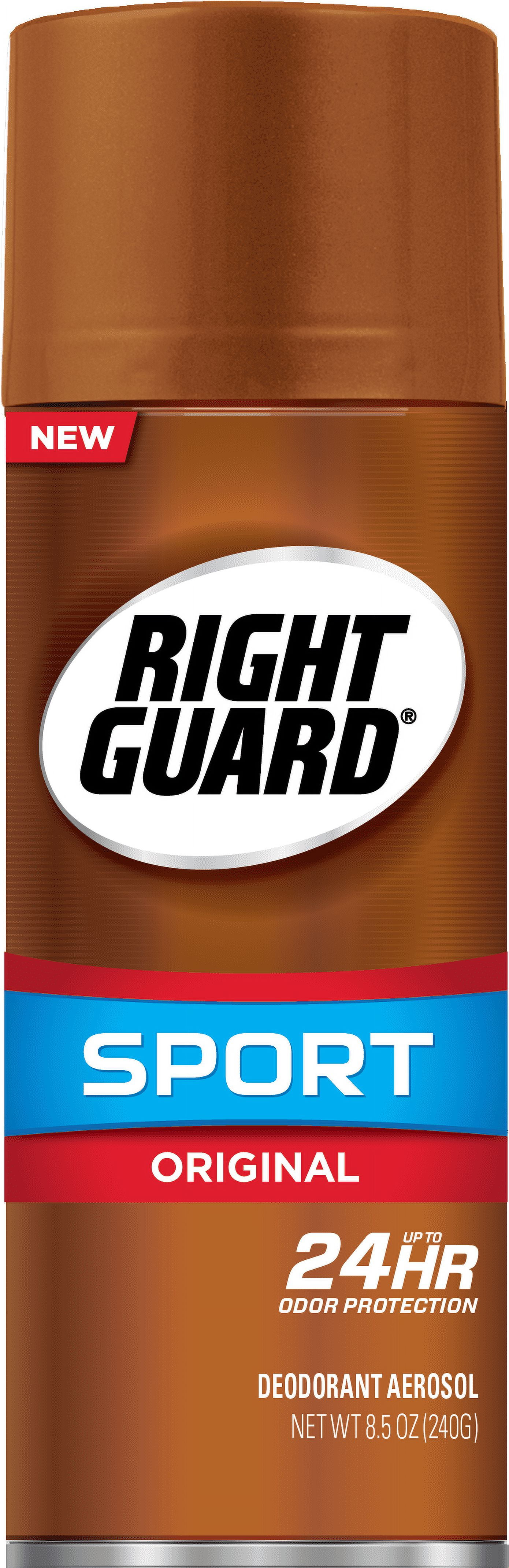Right Guard Sport Body Deodorant Aerosol Spray, Original Fragrance, 8.5 ...