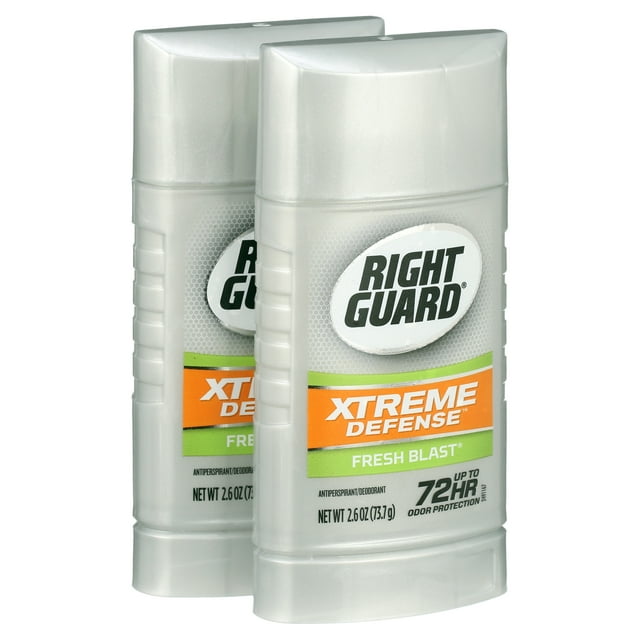 Right Guard Xtreme Defense Antiperspirant & Deodorant Invisible Solid ...