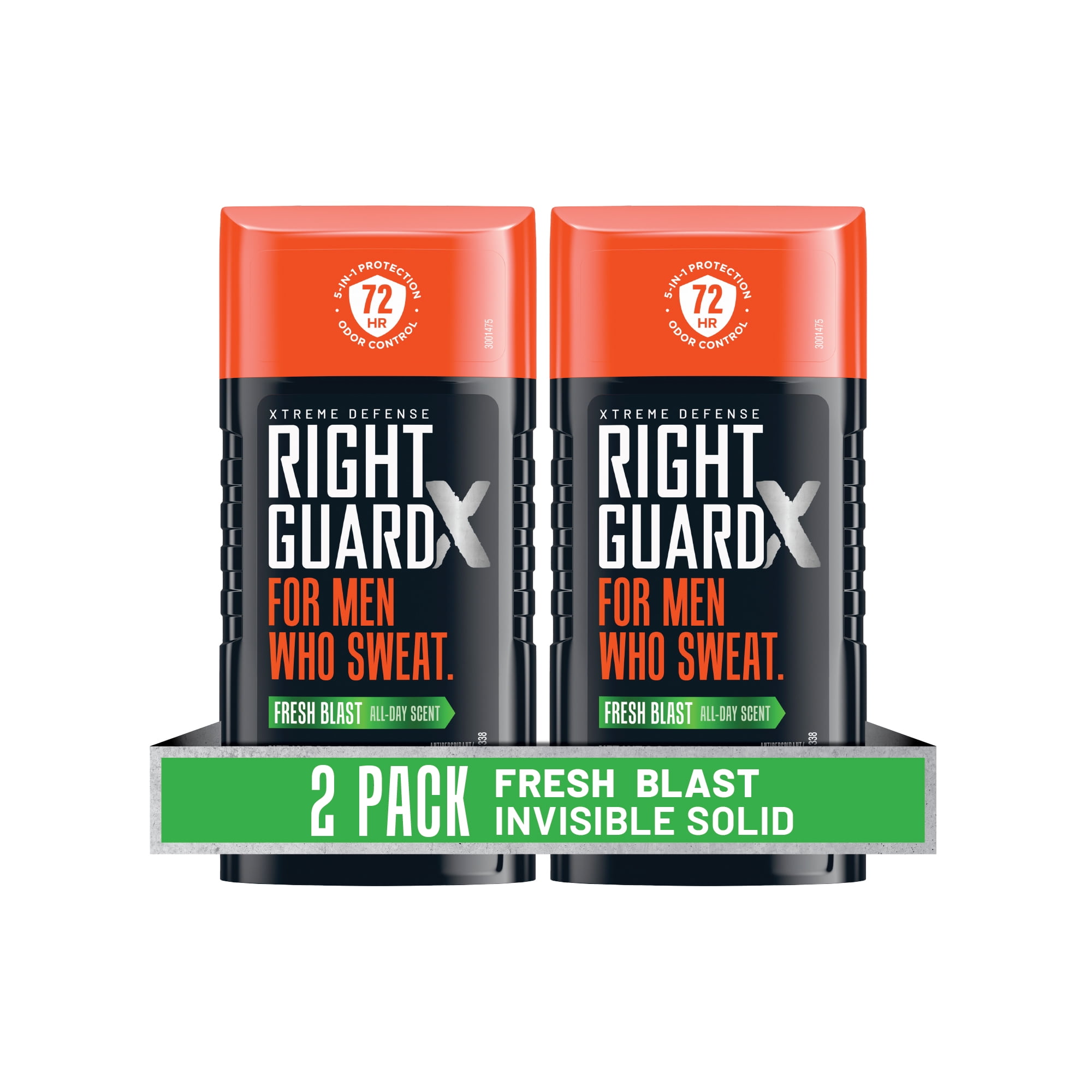 Right Guard Xtreme Defense Men’s Antiperspirant Deodorant Fresh Blast 2 ...