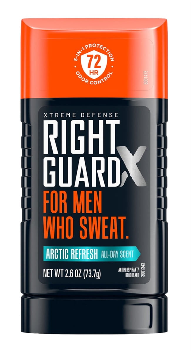 Right Guard Xtreme Defense Arctic Refresh Solid 2.6oz Men (Pack of 3 ...