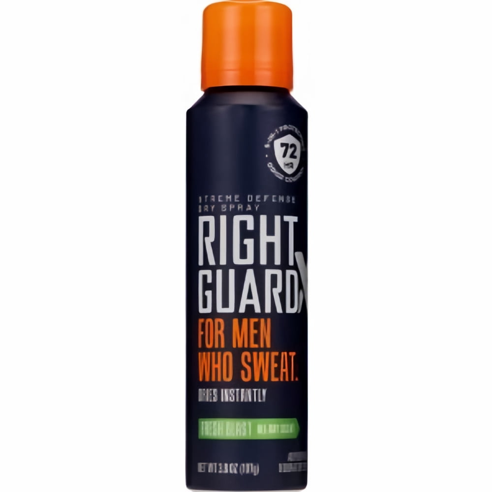 Right Guard Xtreme Defense Dry Spray Fresh Blast 3.8 Ounce Men (Pack of ...
