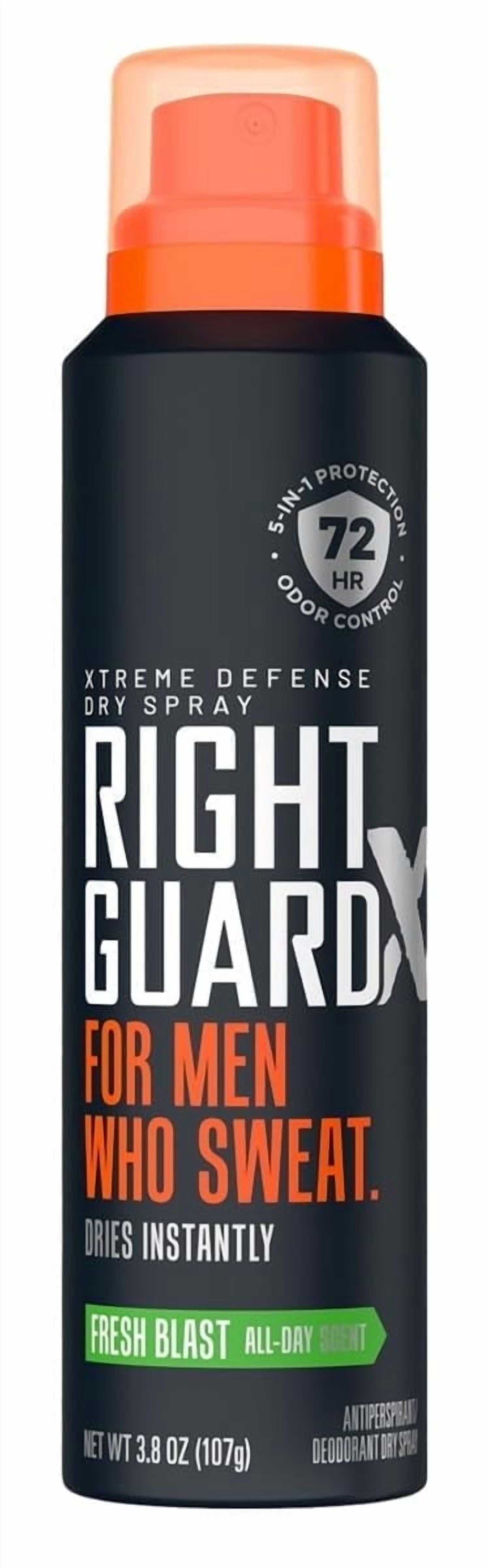 Right Guard Xtreme Defense Dry Spray Fresh Blast 3.8 Ounce - Walmart.com