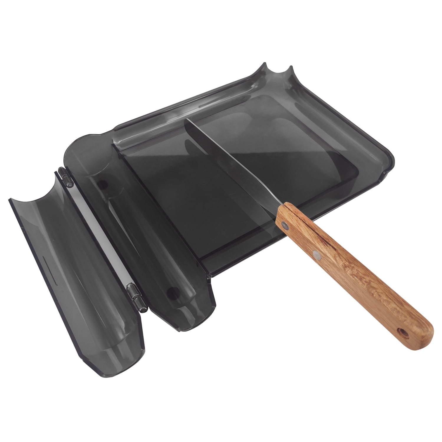 Right Hand Pill Counting Tray with Spatula (Black - Wood Handle ...