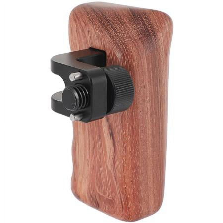 Right Hand Wood Handle Grip with 3/8"-16 Thumbscrew and Arri-Style ...