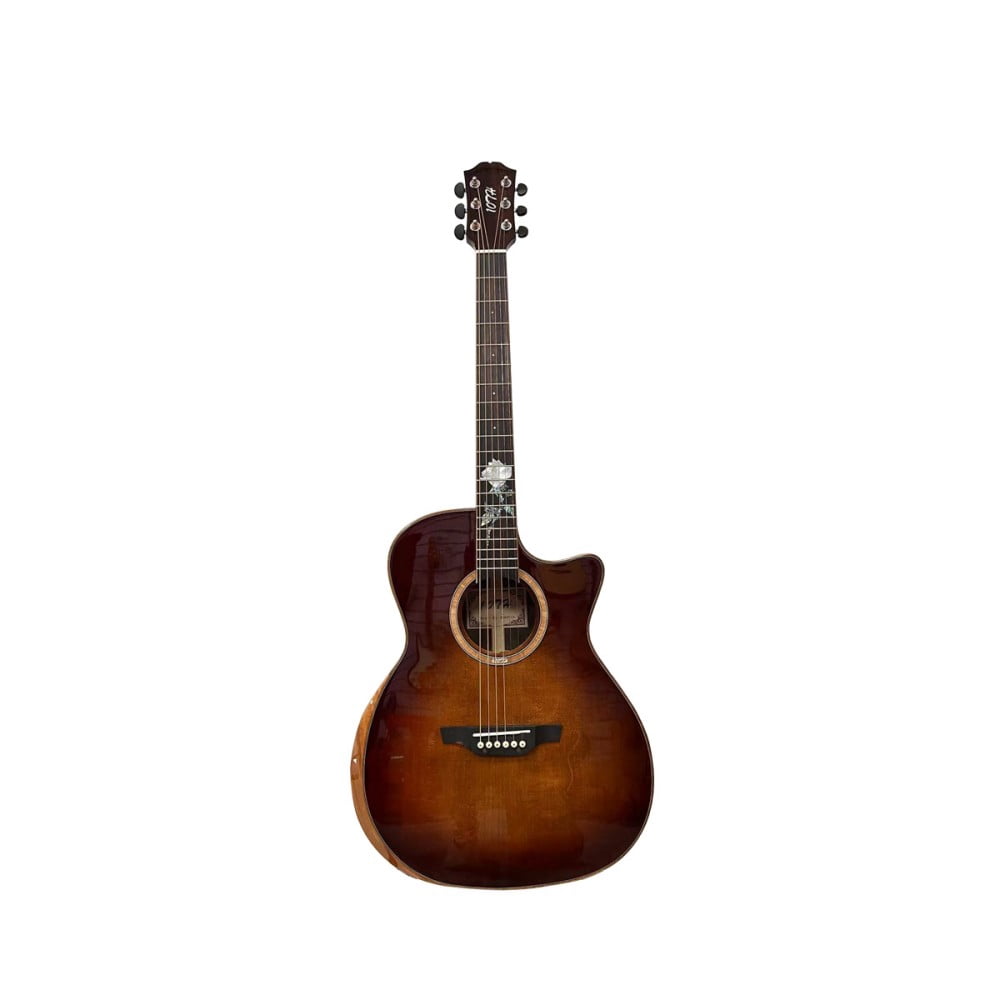 Right-Handed Acoustic Guitar Kit for Beginner Adult, 40 Inch Cutaway GA ...