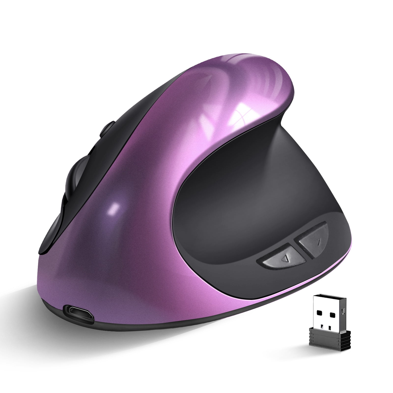Right Handed Small Mouse with 6 Buttons 3 Adjustable 800/1200/1600 DPI ...